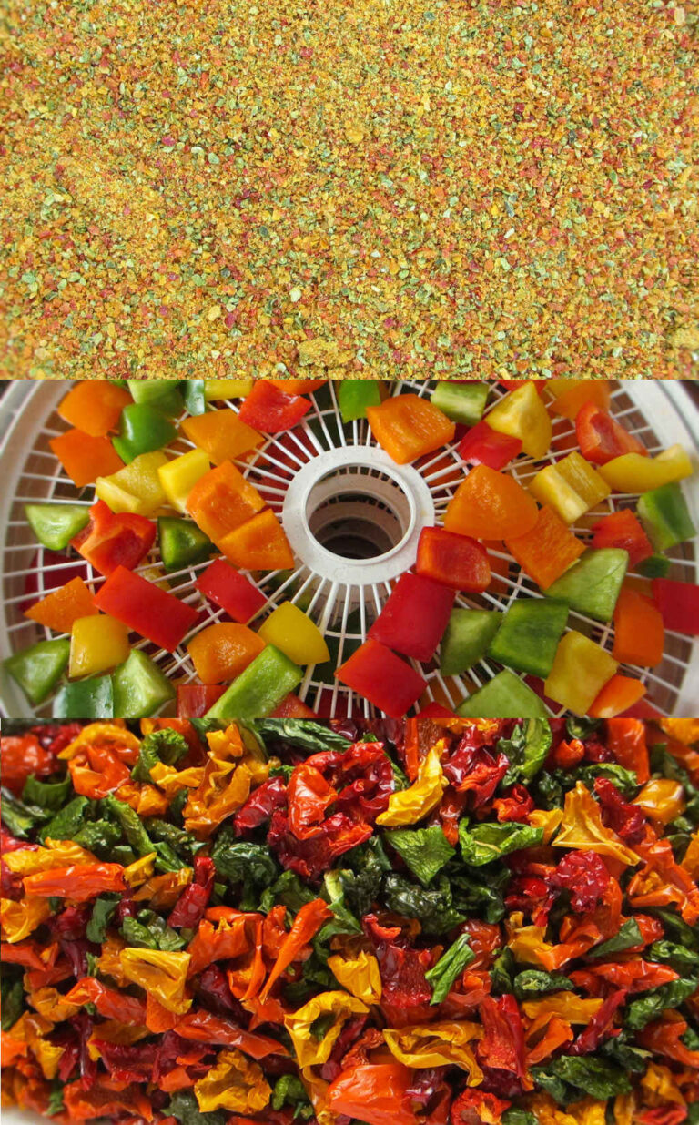 Bell Pepper Powder on the Nesco Snackmaster Pro - Life's A Tomato