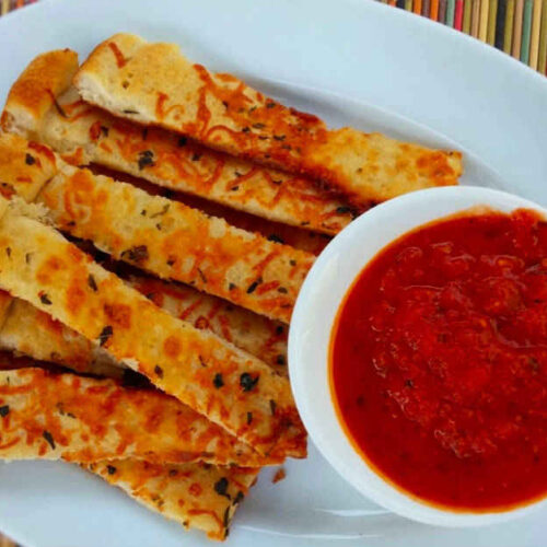 Easy Cheesy Breadsticks - Life's A Tomato
