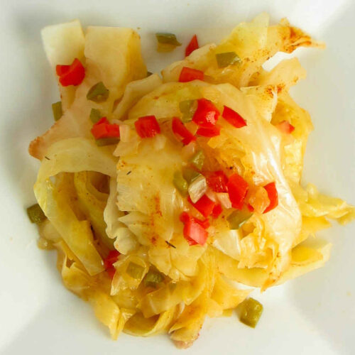 Cajun-Style Smothered Cabbage - Life's A Tomato