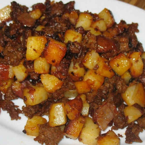 Chorizo Fried Potatoes - Life's A Tomato