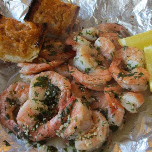 Garlic Shrimp Packets - Life's A Tomato