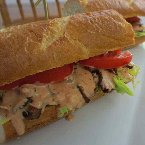 Grilled Chicken Po Boy - Life's A Tomato
