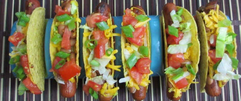 Grilled Taco Hot Dogs - Life's A Tomato