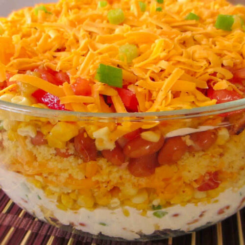 Mexican Cornbread Salad - Life's A Tomato