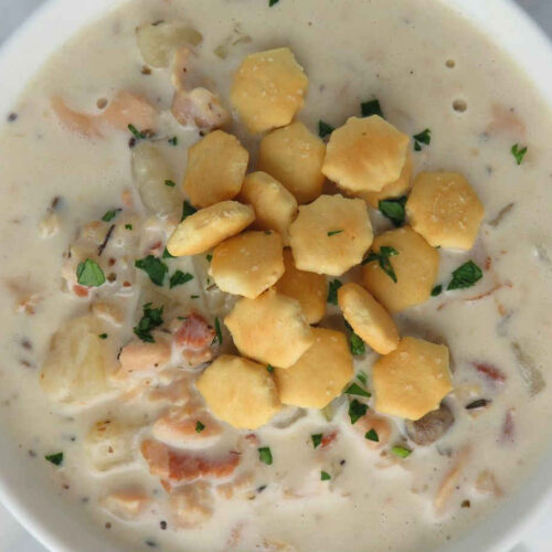 Slow Cooker New England Clam Chowder - Life's A Tomato