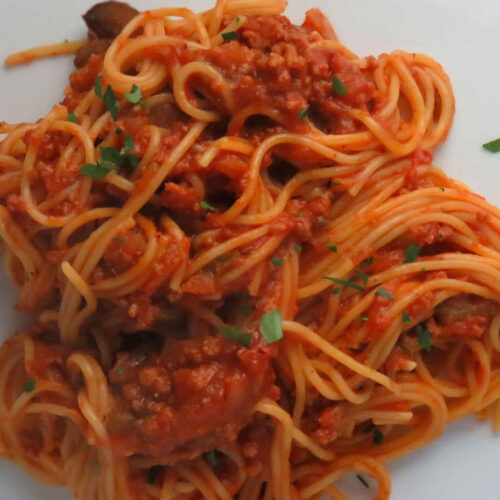 Smoked Spaghetti Sauce - Life's A Tomato