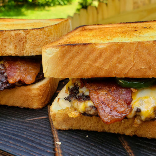 Spicy Texas Toast Smash Burgers - Life's A Tomato