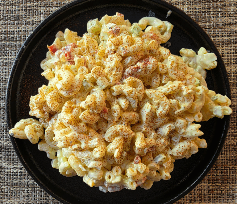 Sweet Roasted Red Pepper Macaroni Salad - Life's A Tomato